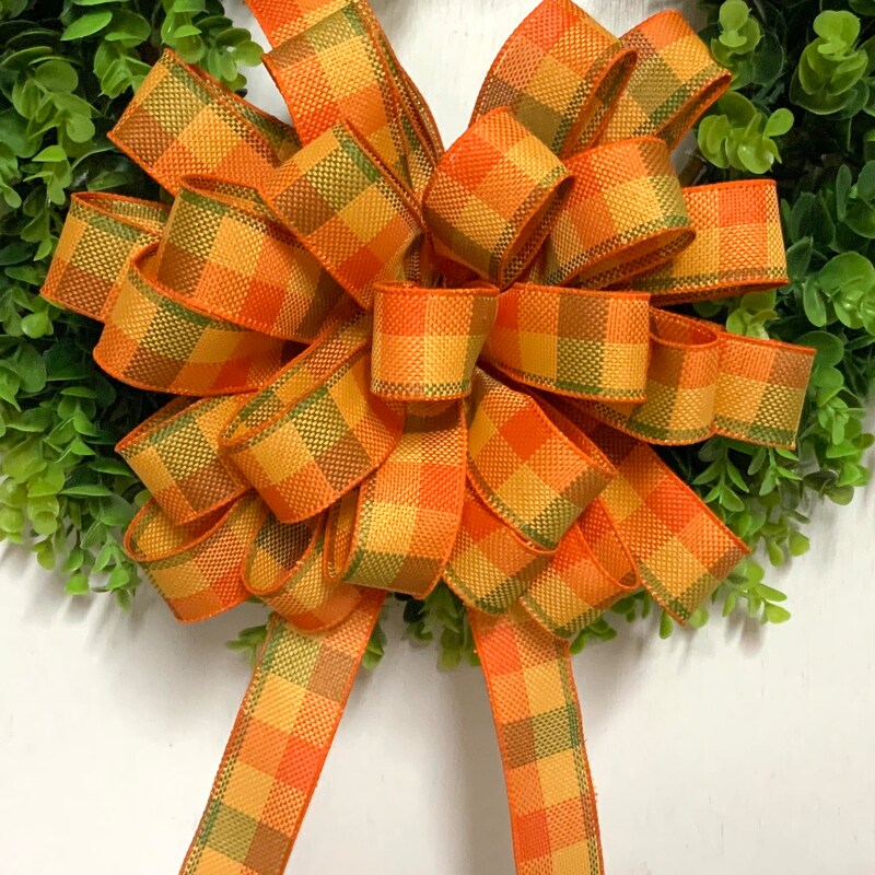 Fall Wreath Bow - Etsy