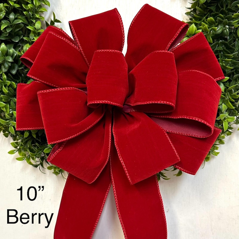 Red Outdoor Bows - Etsy