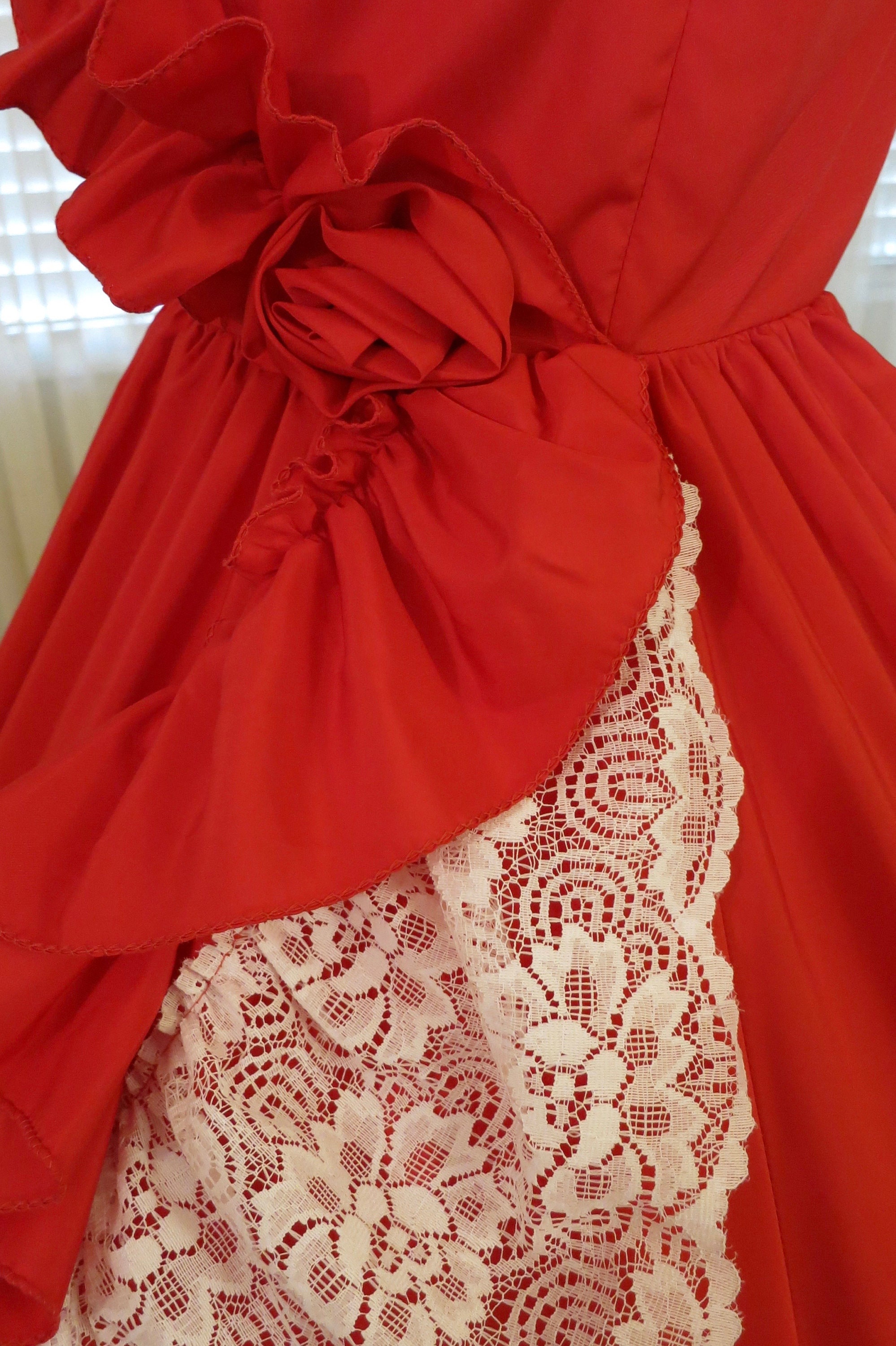Vintage Prom Dress, Southern Belle Dress (waist - 23") - Etsy