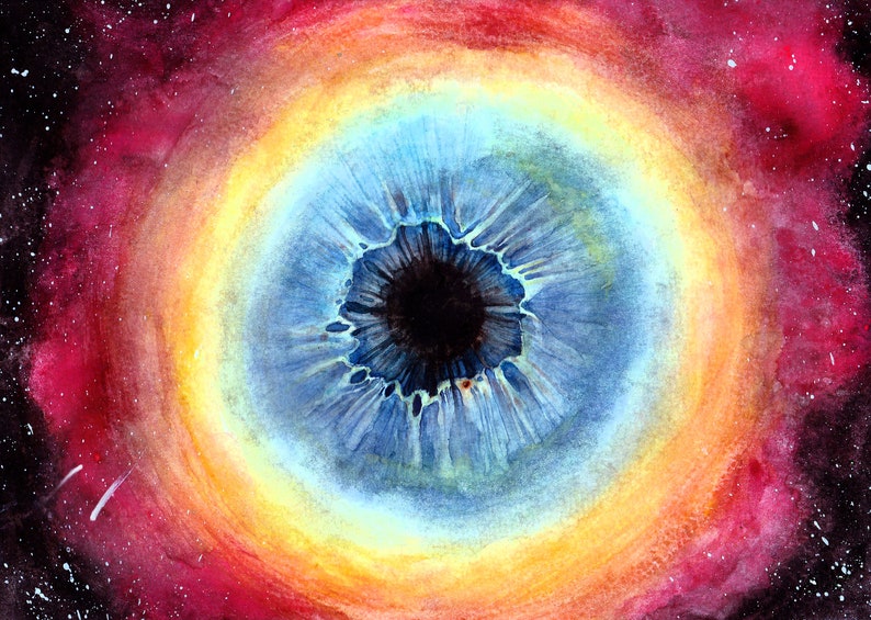 Cosmic Eye Matted Print | Etsy