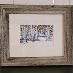 Vintage Original Landscape Watercolor Painting by American Artist Joe ...