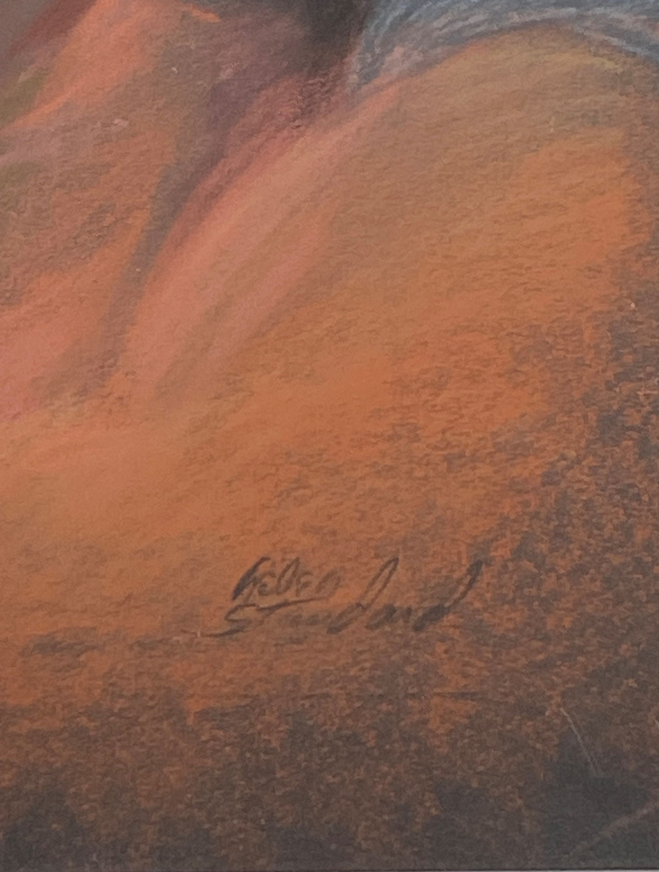 Vintage Original Pastel Painting Portrait of African American Man 15X10 ...