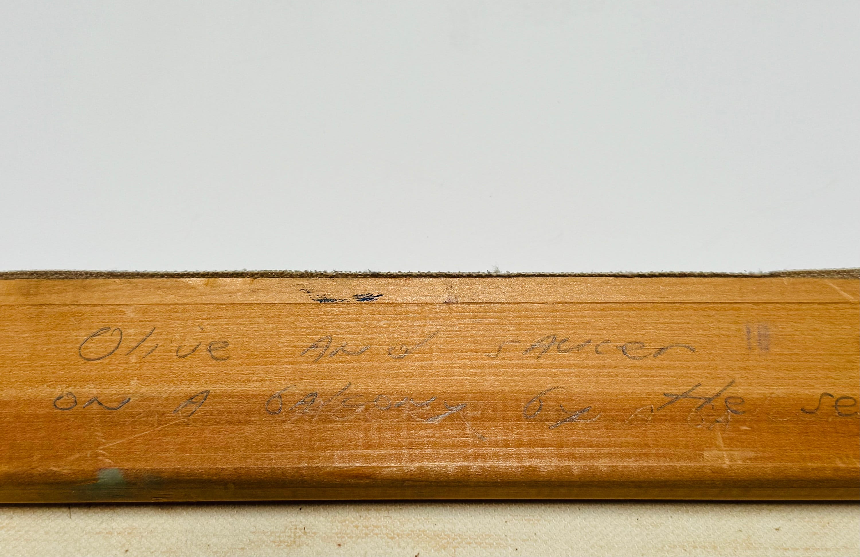 Vintage Original Oil Painting on Canvas Artist Patrick Lerma Olive and ...