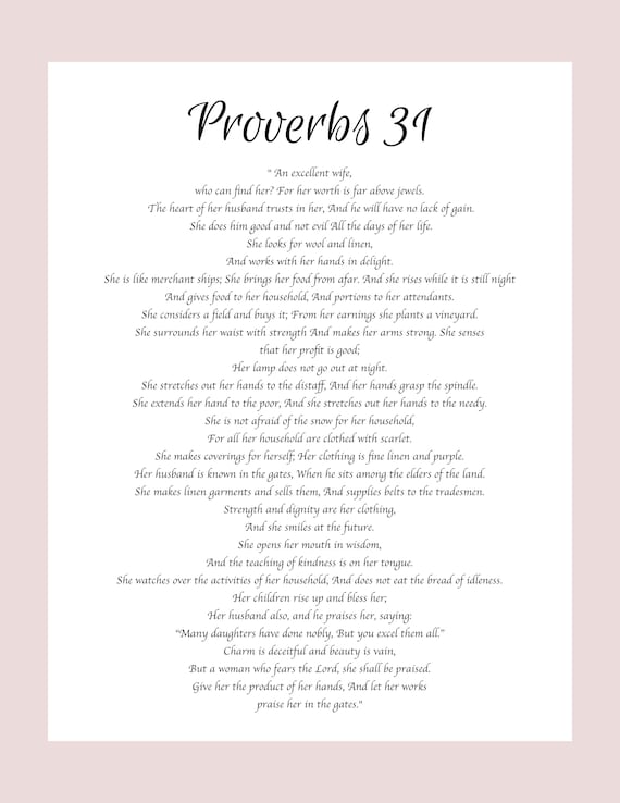 Proverbs 31 Woman Bible Study