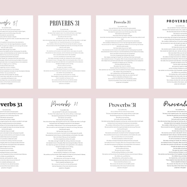 Proverbs 31 30 - Etsy