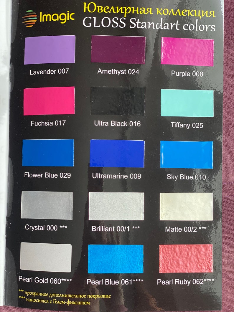 Enamelling Powder Paints. Cold Enamel. Lowfired. Low | Etsy UK