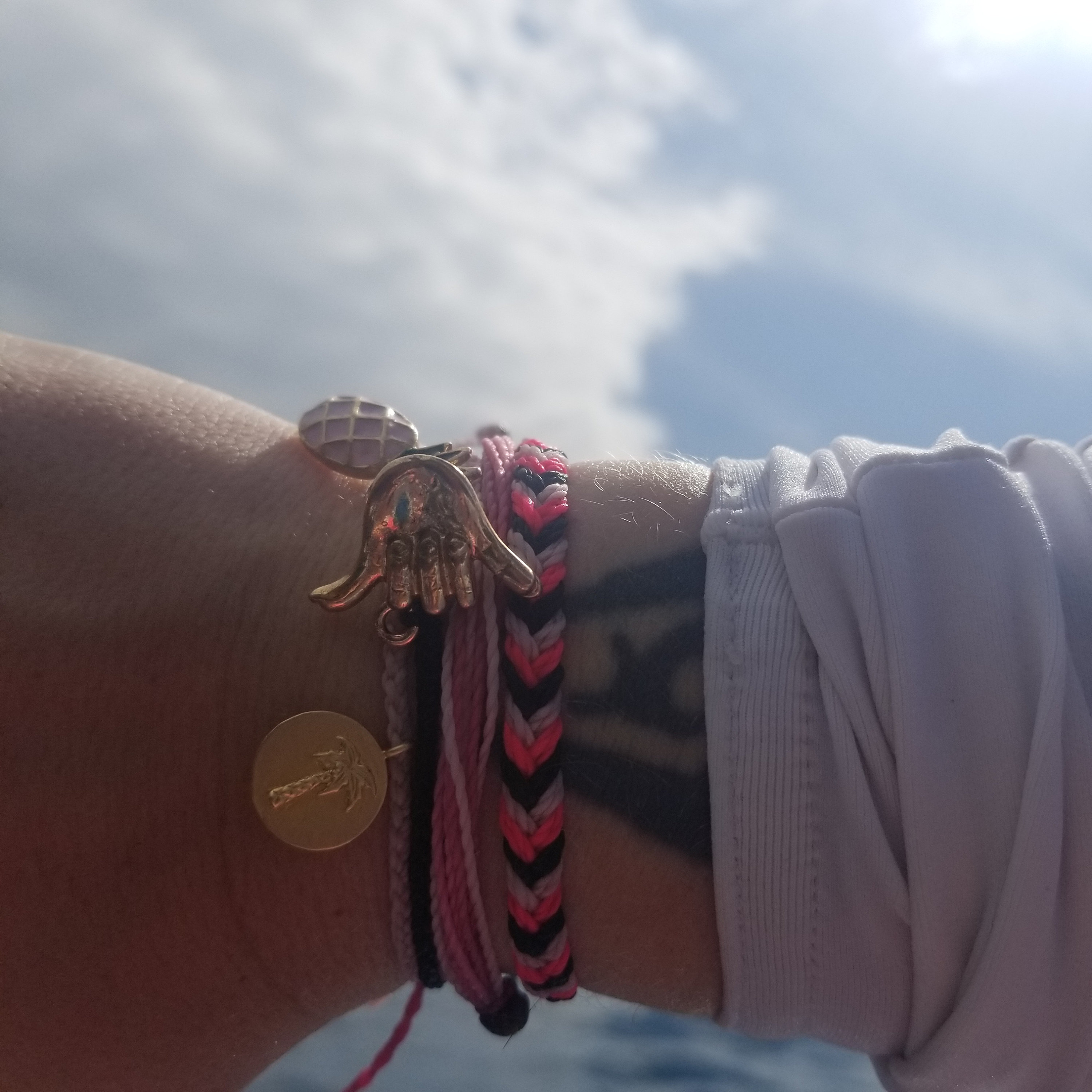 Shaka Charm Bracelet Gift for Surfer Gift for Husband or Boyfriend Boho ...