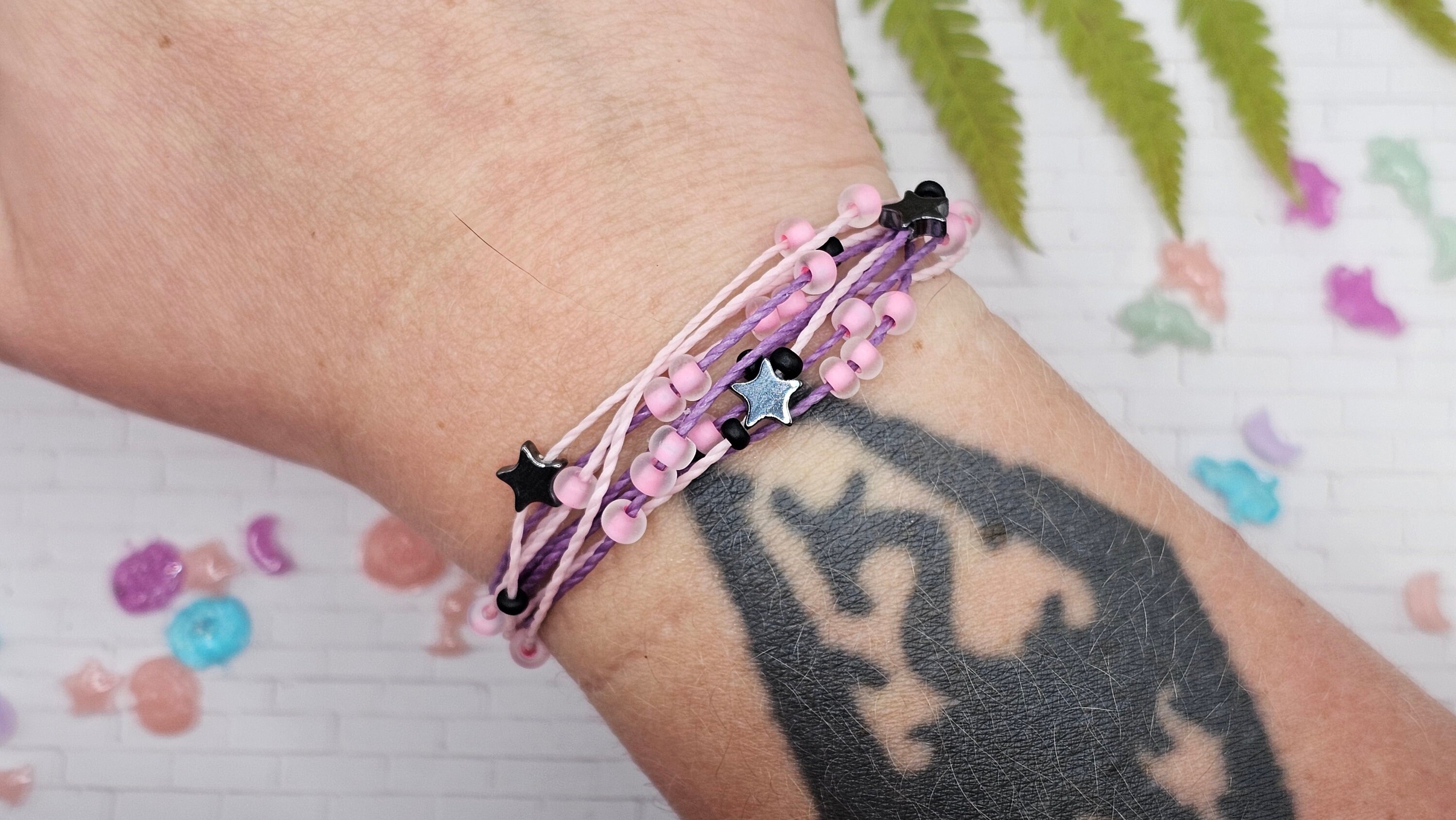 Whimsigoth Style Pack | Kawaii Pastel Gothic Waterproof Cord Friendship ...
