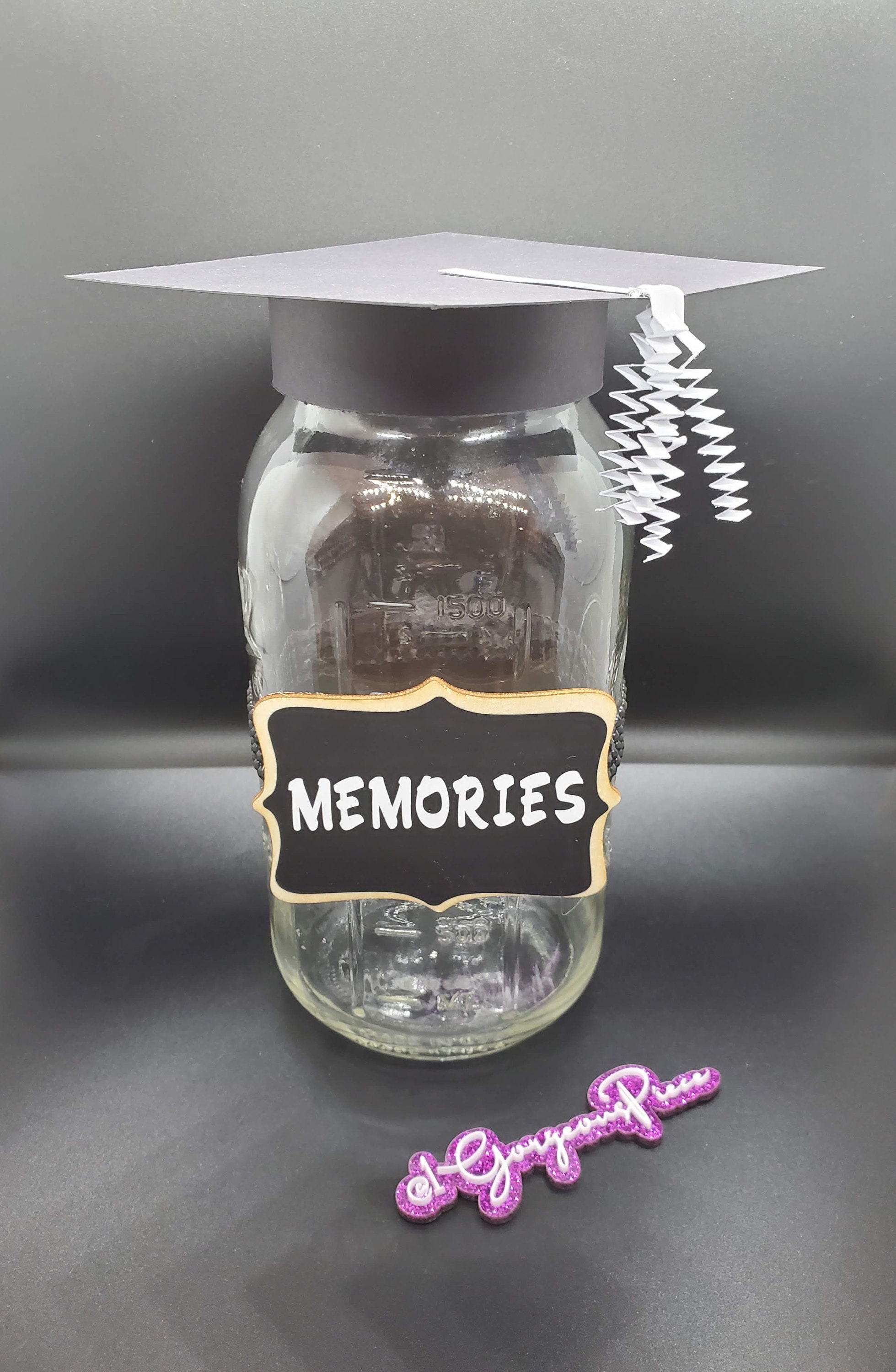 Graduation Mason Jar Centerpiece: Advice & Memories Party Decor - Etsy