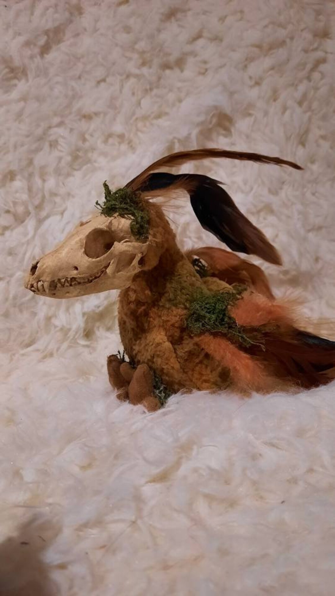 Fake Fox Skull Goth Artdoll - Etsy