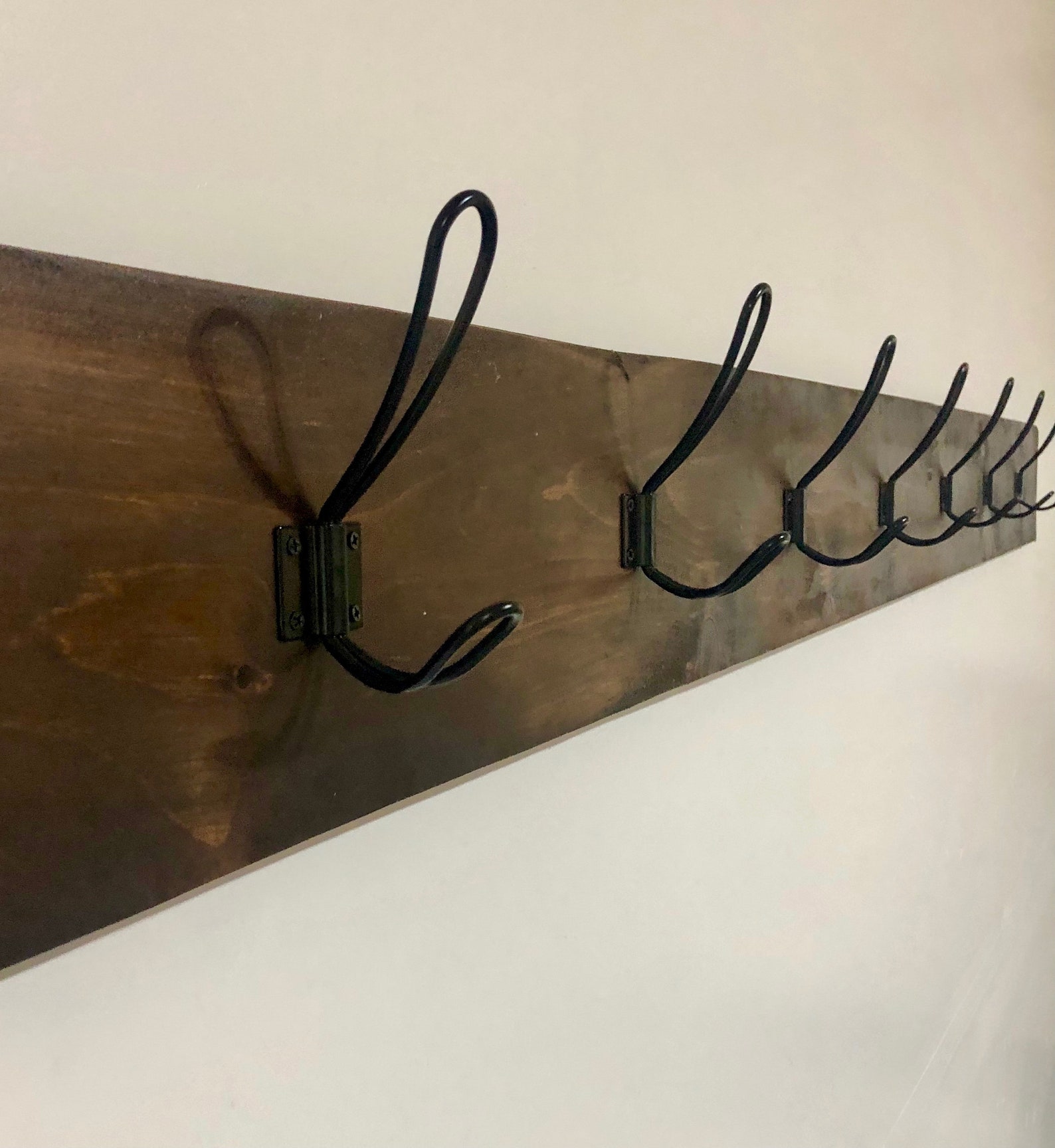 Reclaimed Wood Coat Rack Entryway Rack Rustic Coat Rack - Etsy