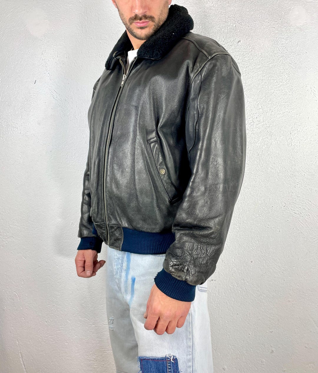 Levi's Vintage Aviator Jacket - Etsy