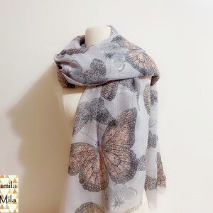 Monarch Butterfly Scarf - Etsy