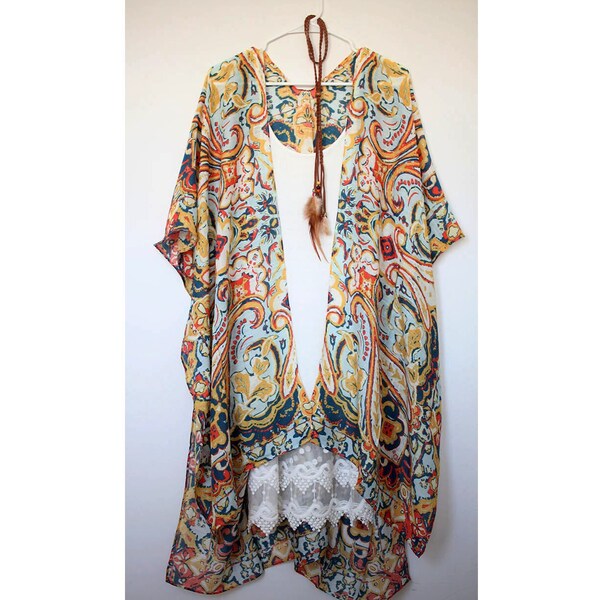 Boho Kimono Duster - Etsy
