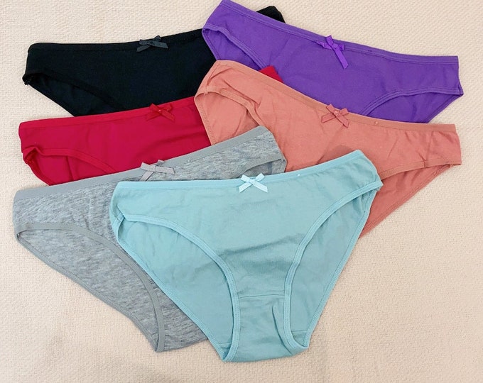 Set Of 6 So Soft Cotton Panty Low Rise Super Comfy Extra Soft
