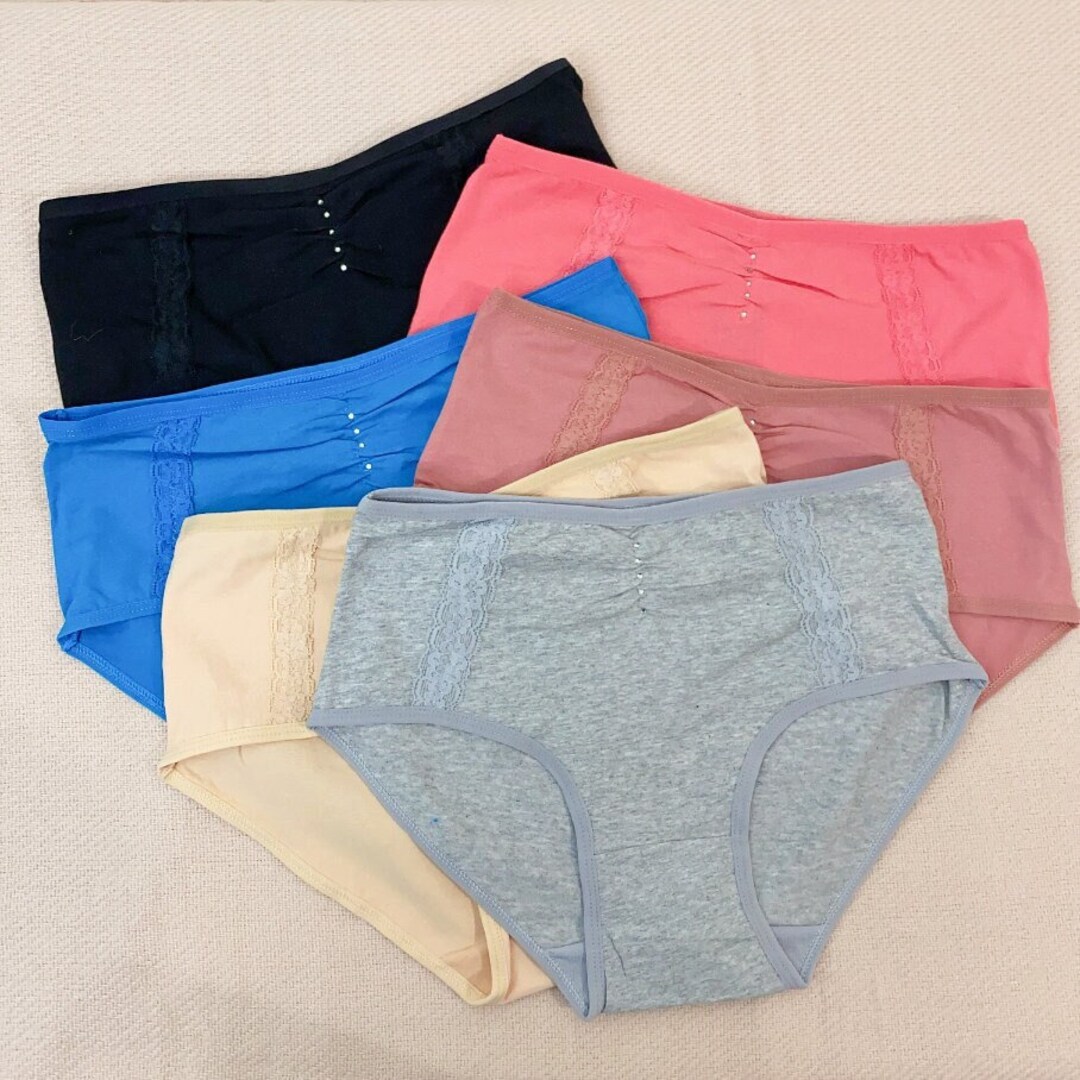 Set Of 6 So Soft Cotton Panty Low Rise Super Comfy Extra Etsy
