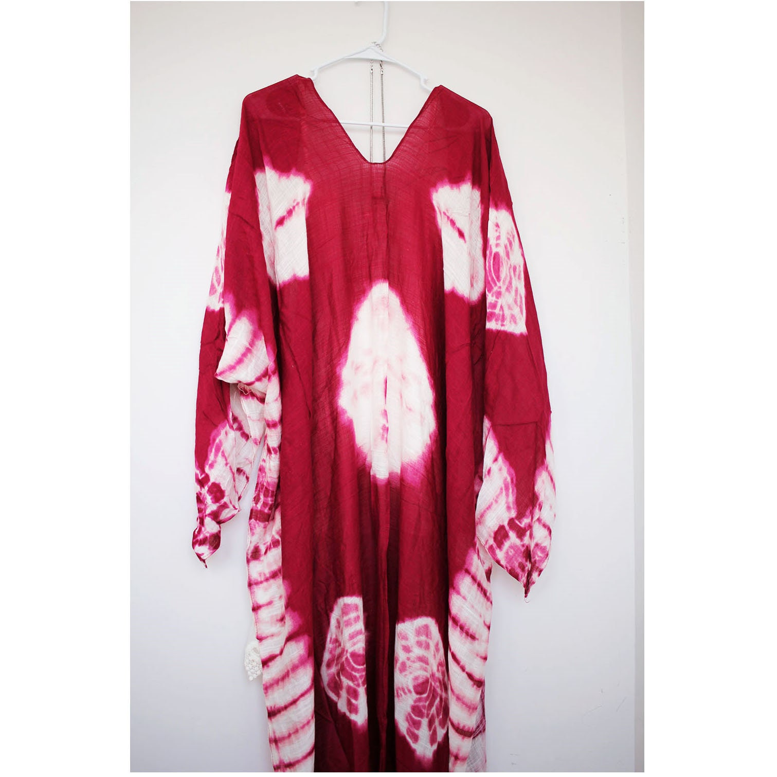 Rust Orange Tie Dye Long Kimono Duster | Etsy