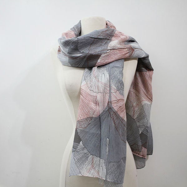 Ginkgo Scarf - Etsy