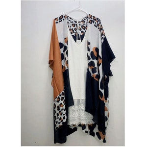 Rust Embroidered Kimono With Sleeves - Etsy