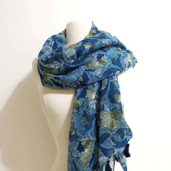 Green Blue Scarf - Etsy