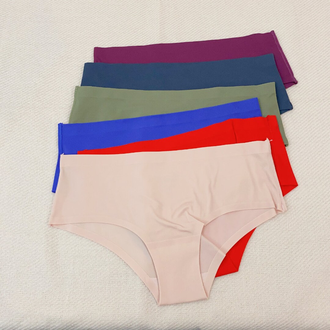Set of 6 so Soft Seamless No Show Panty, Low-rise, Super Comfy, Extra ...