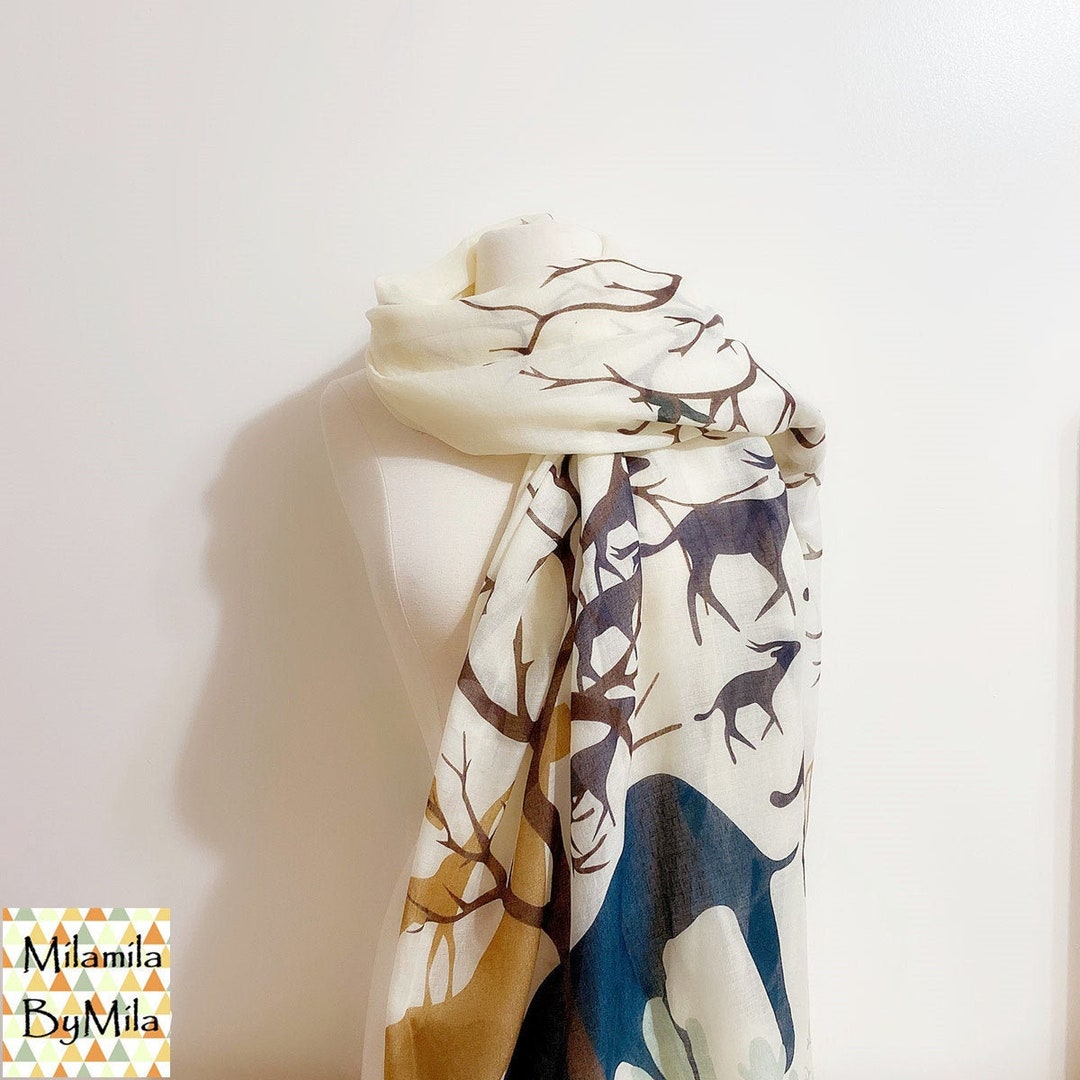 Safari Forest Scarf - Etsy