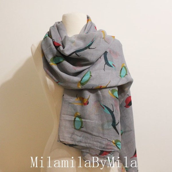 Bird Scarf - Etsy