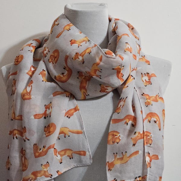 Fox Scarf - Etsy