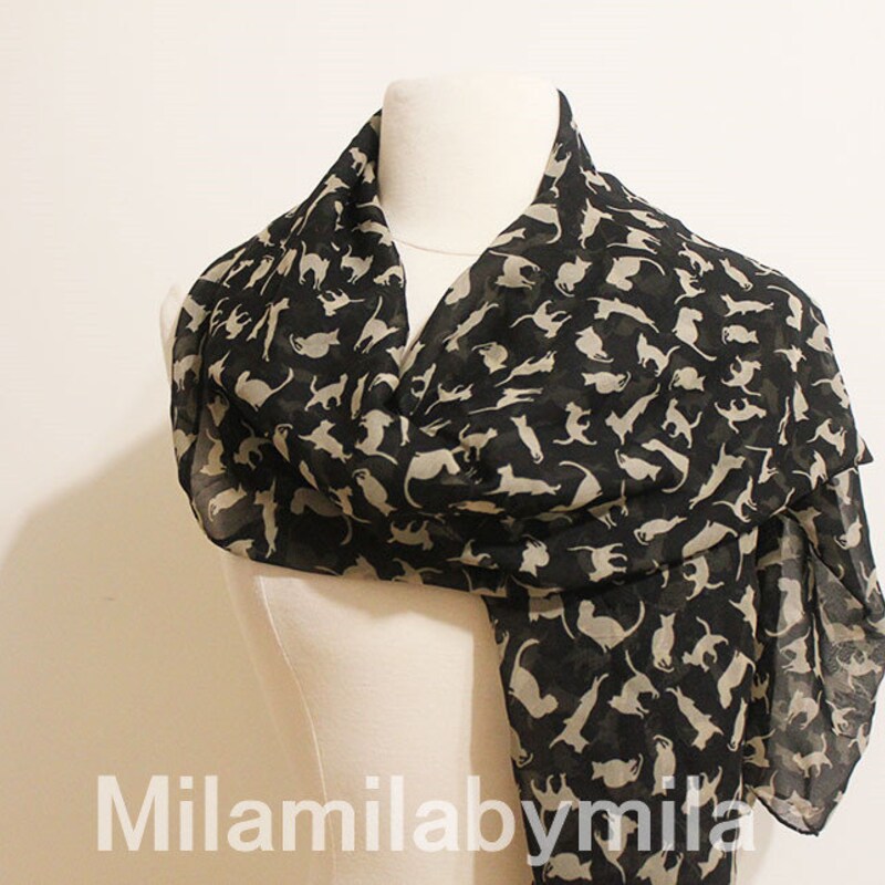 Cat Scarf - Etsy
