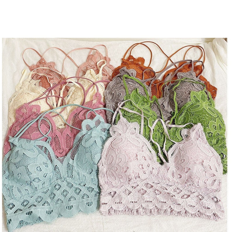 Buy 2 Get 1 Free Item Lace Bralettes Womens Seamless - Etsy