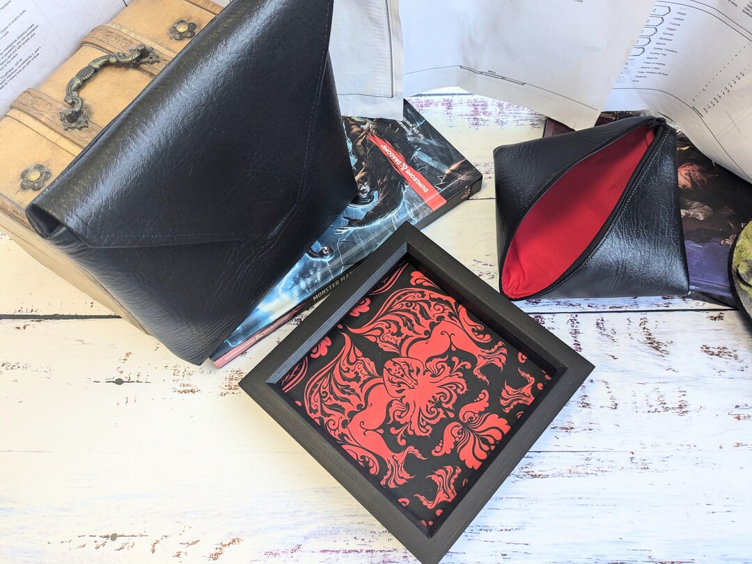 Cthulhu Dice Tray Bundle Rolling Tray, Personalised Tray, Tabletop ...