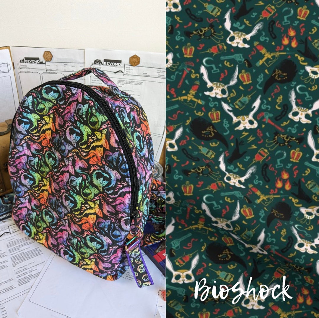 Custom Mini DND Backpack, Personalised Backpack, TTRPG Bag, Bag of ...