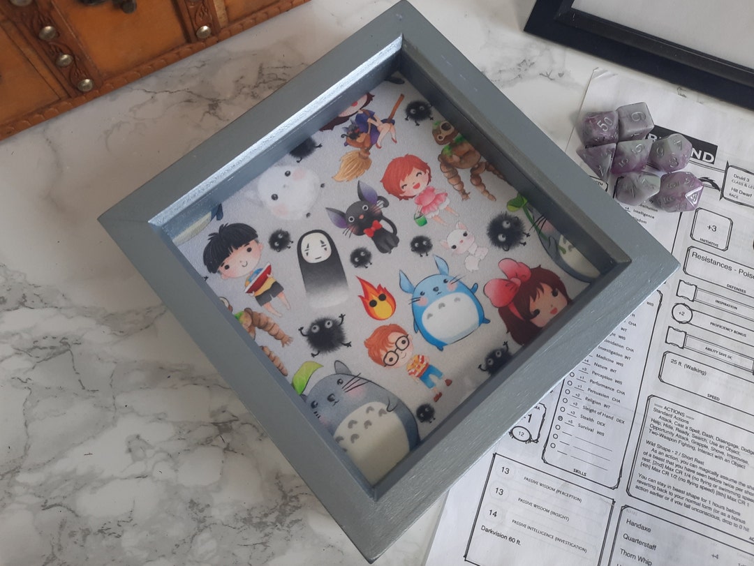Animation Dice Tray, Rolling Tray, Personalised Tray, Tabletop Gamer ...