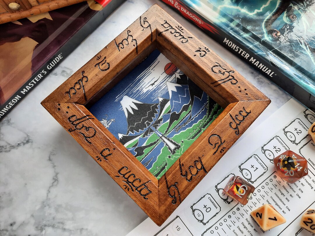Dice Tray Engraving Upgrade. Dice Tray Not Included. - Etsy