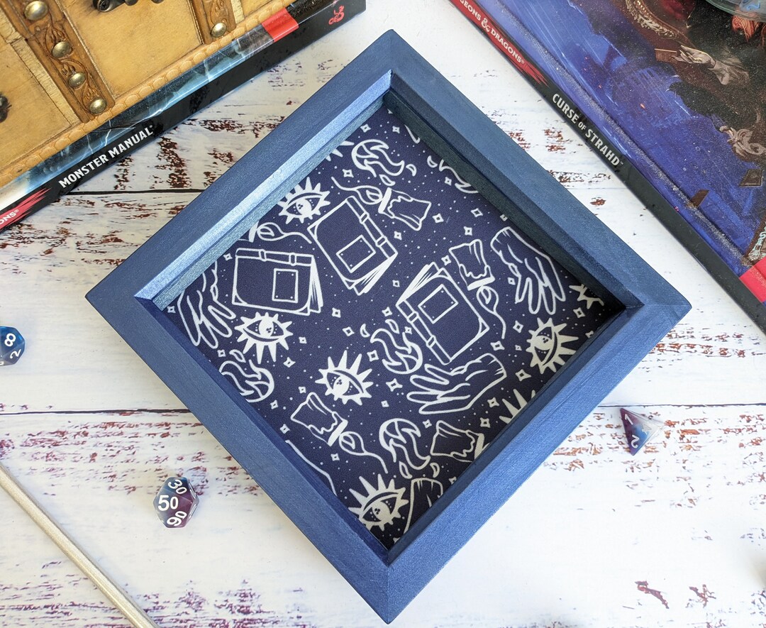 Magic User Dice Tray, Personalised Dnd Dice Tray, Gaming Dice Tray ...