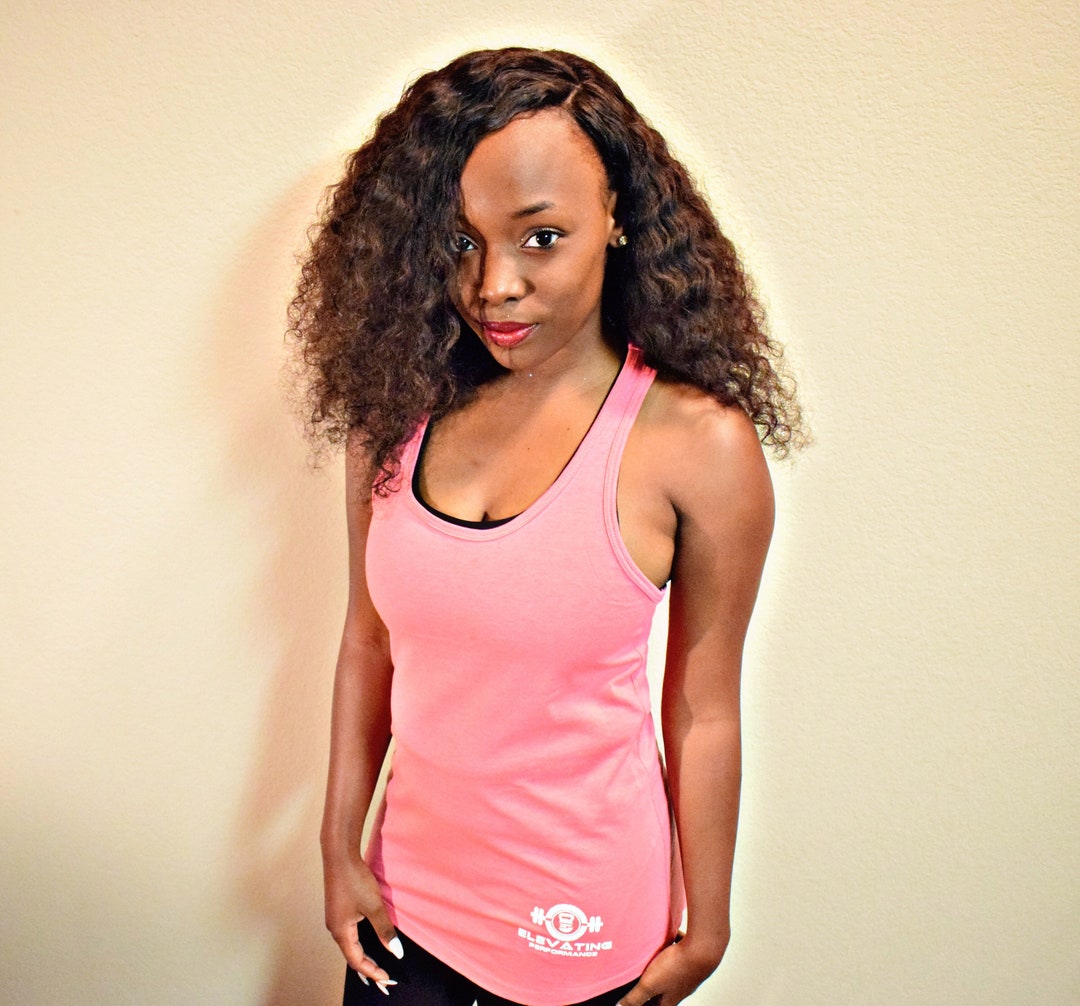 Elevating Performance Pink Razorback Tank - Etsy