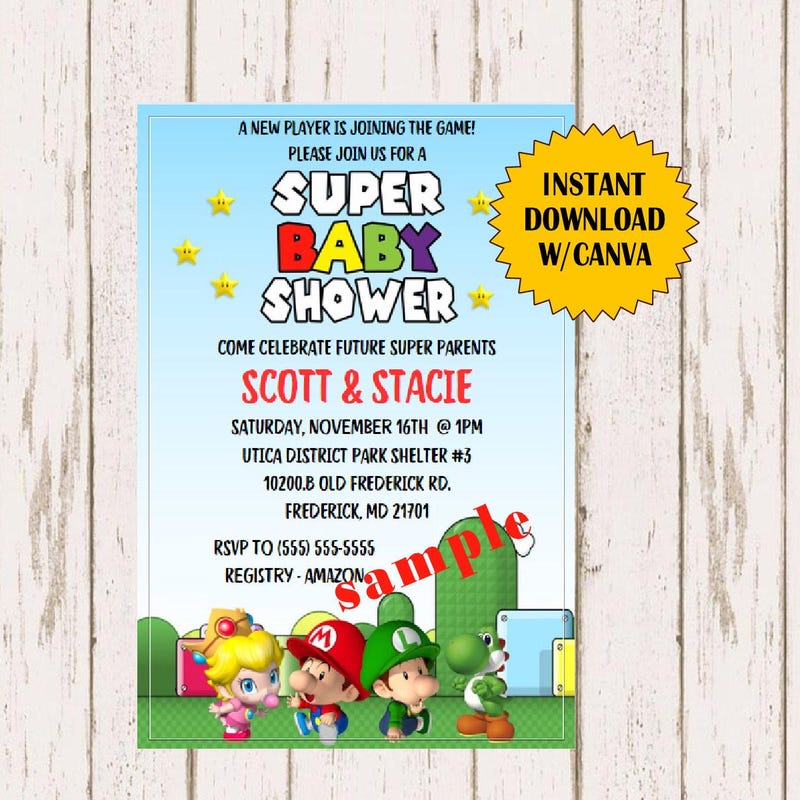 Super Mario Baby - Etsy