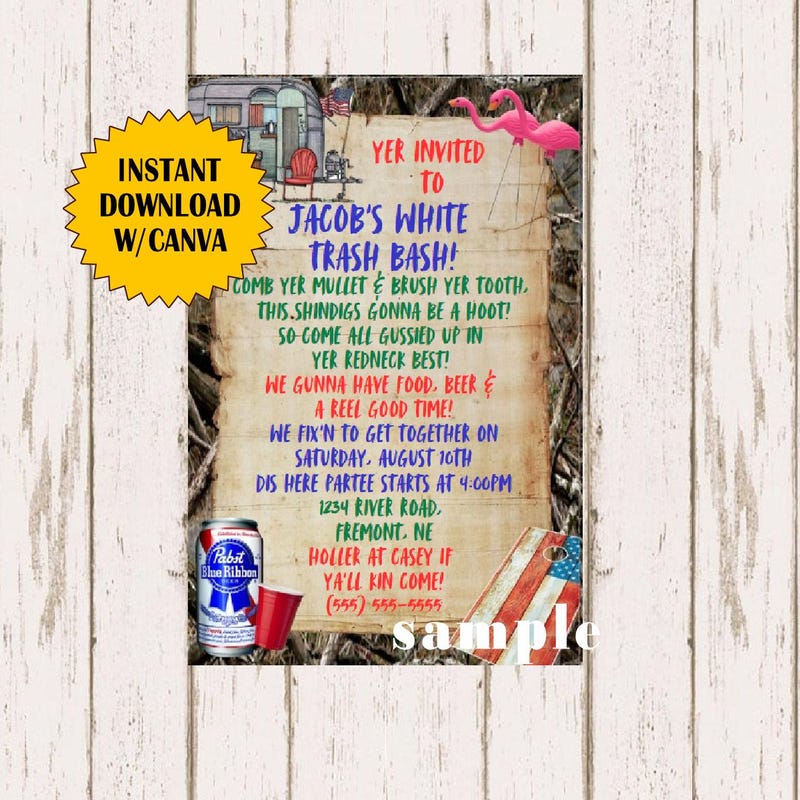 Redneck Party - Etsy