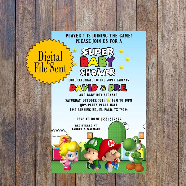 Super Mario Baby - Etsy