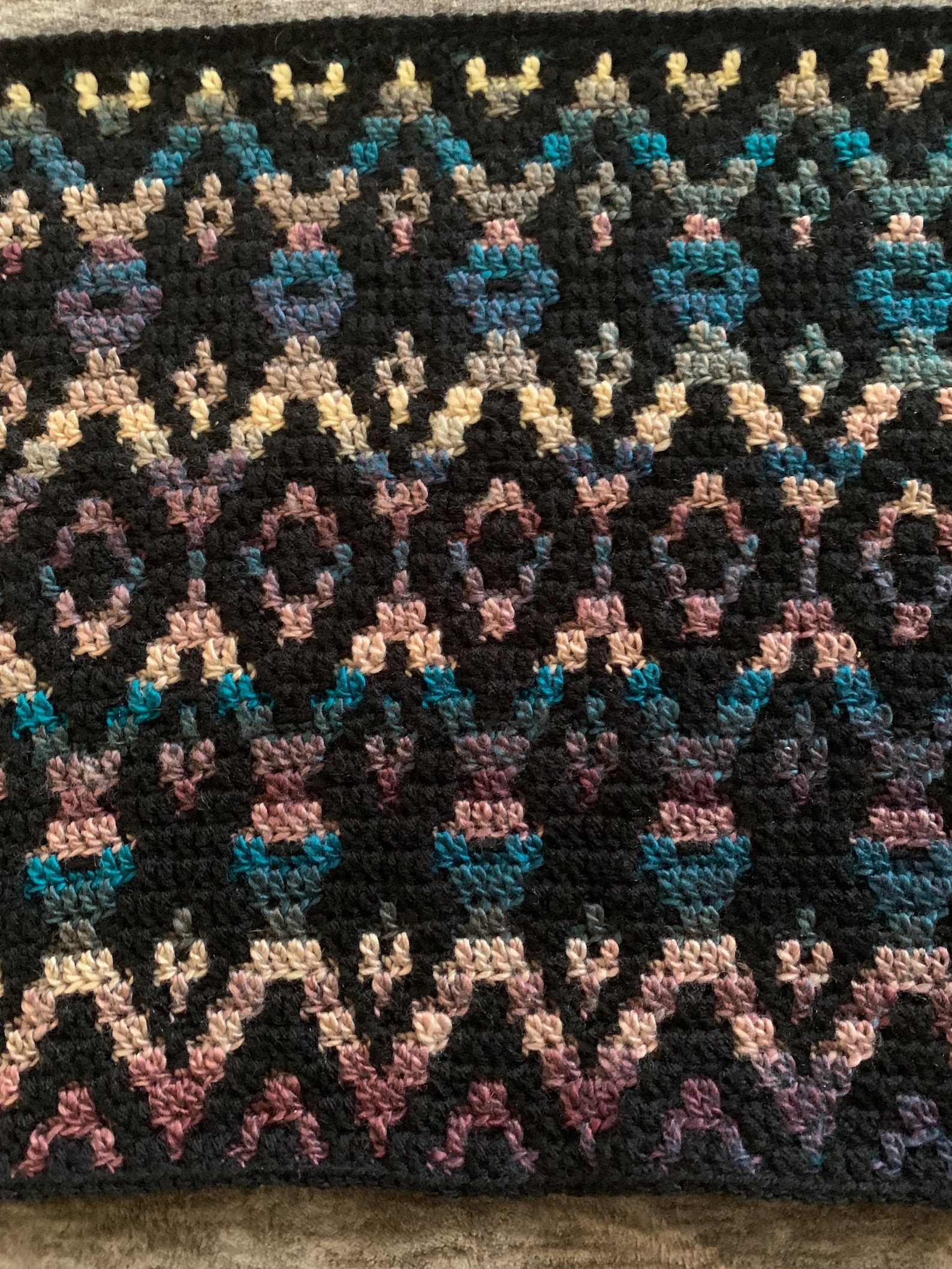 Mosaic Crochet Pattern, Overlay Mosaic Crochet, Interlocking Diamonds ...