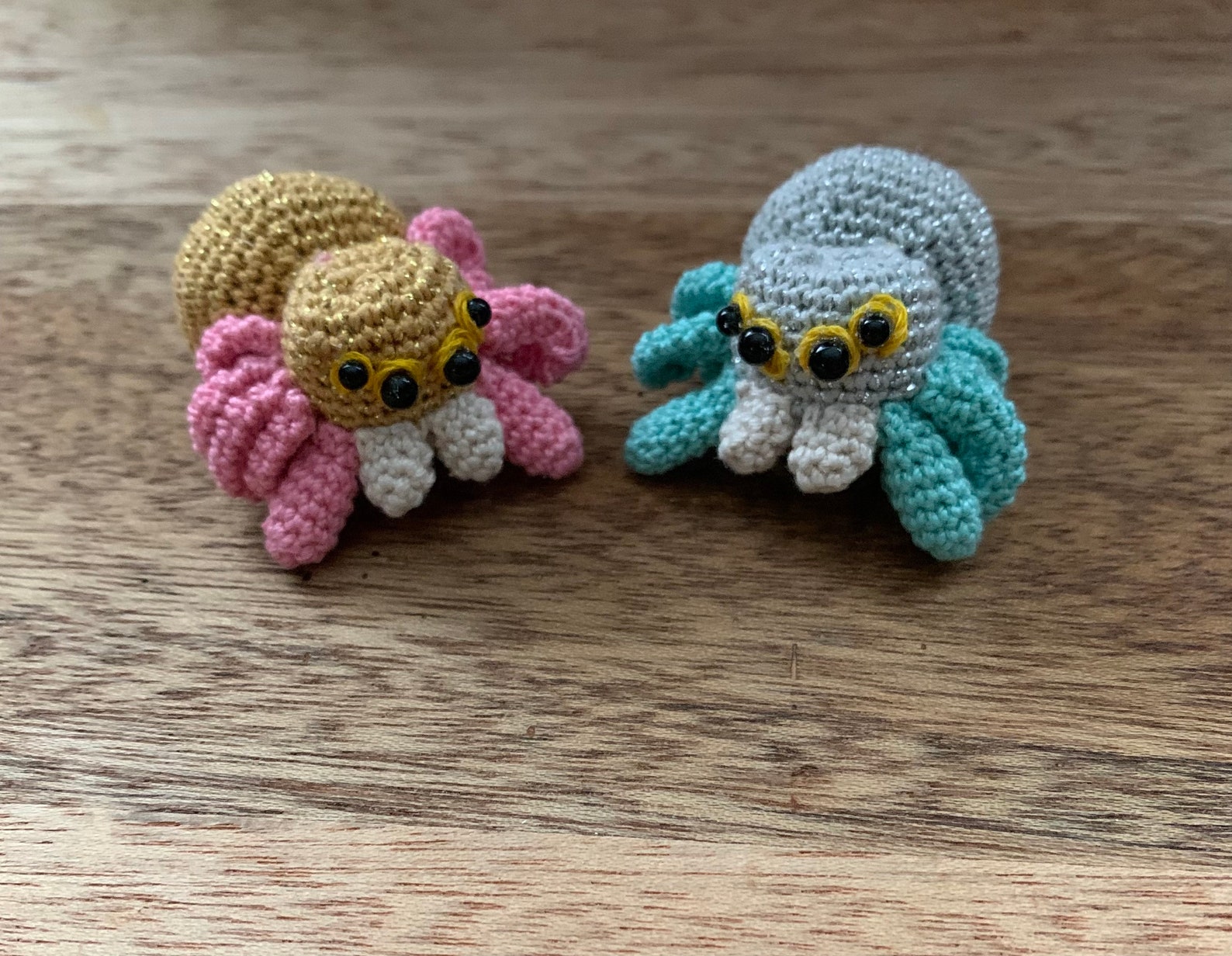 Miniature Crochet Jumping Spider Amigurumi Crochet Toy - Etsy