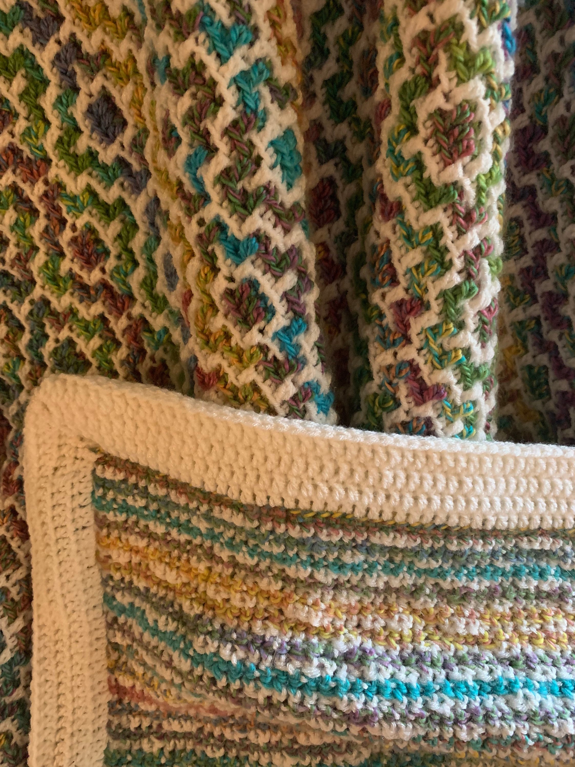 Mosaic Crochet Blanket Pattern Bejeweled Mosaic Crochet | Etsy