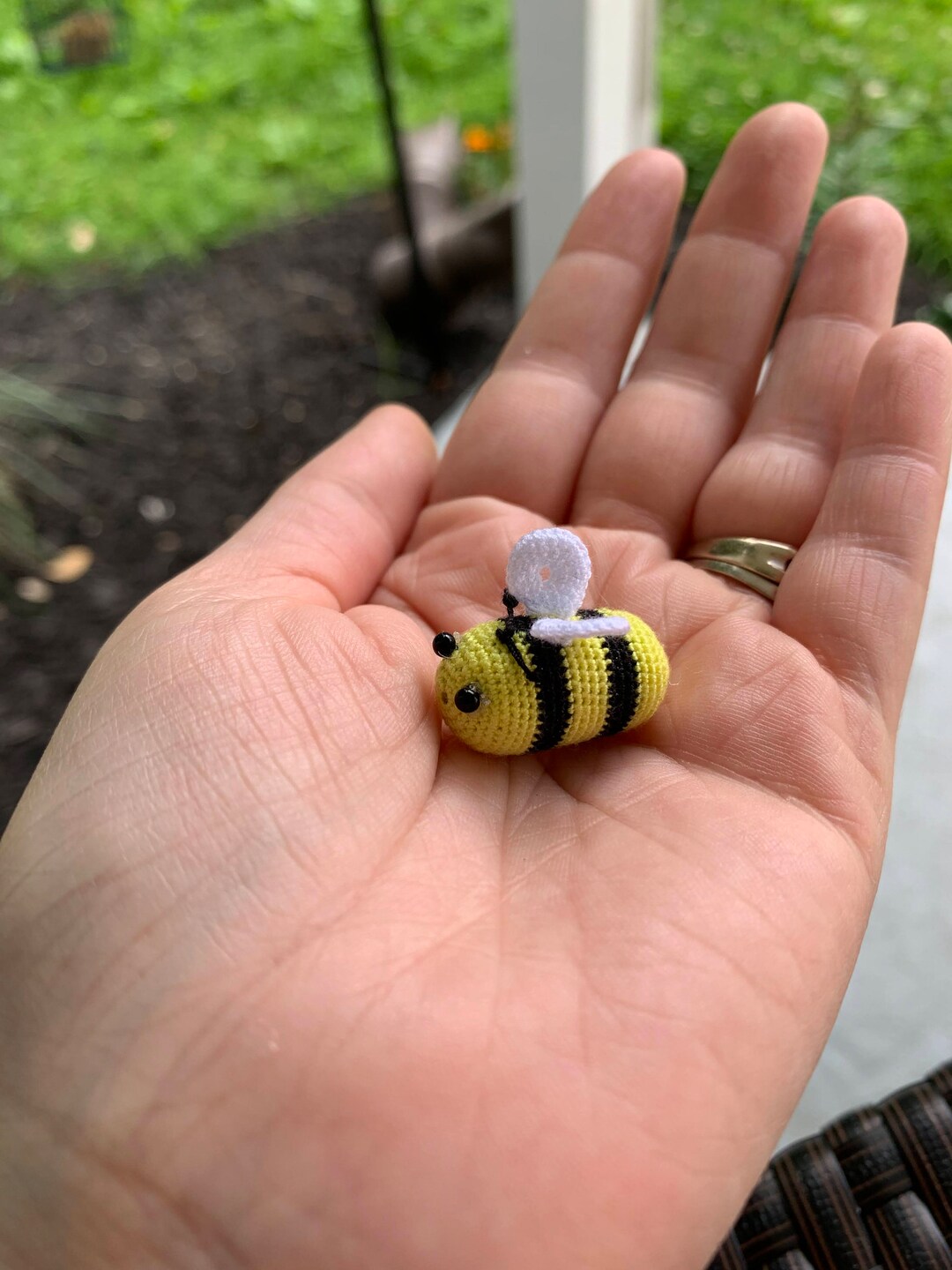 Crochet Pattern, Microcrochet, Crochet Bee Pattern, Crochet Bee, Bee ...