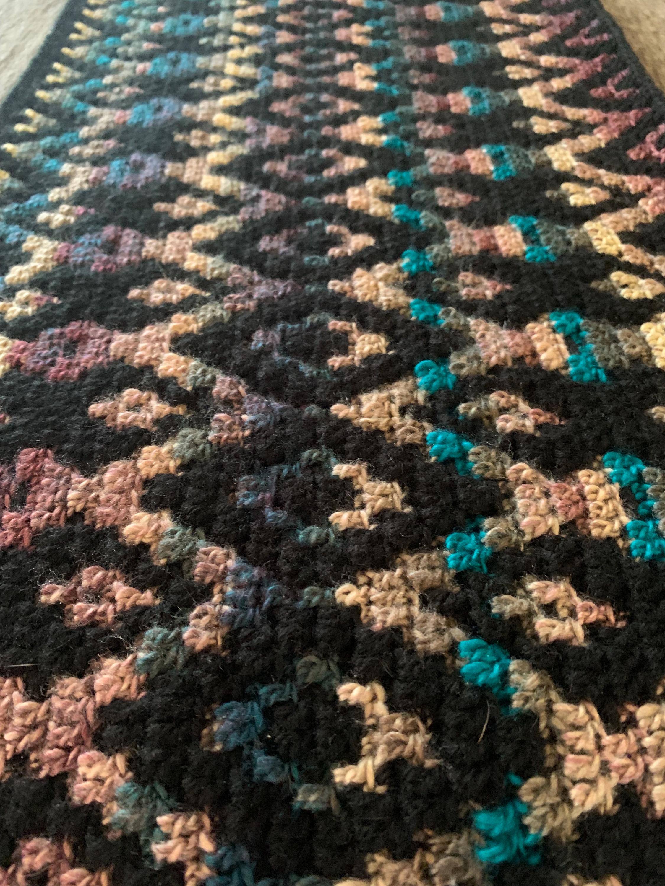 Mosaic Crochet Pattern, Overlay Mosaic Crochet, Interlocking Diamonds ...