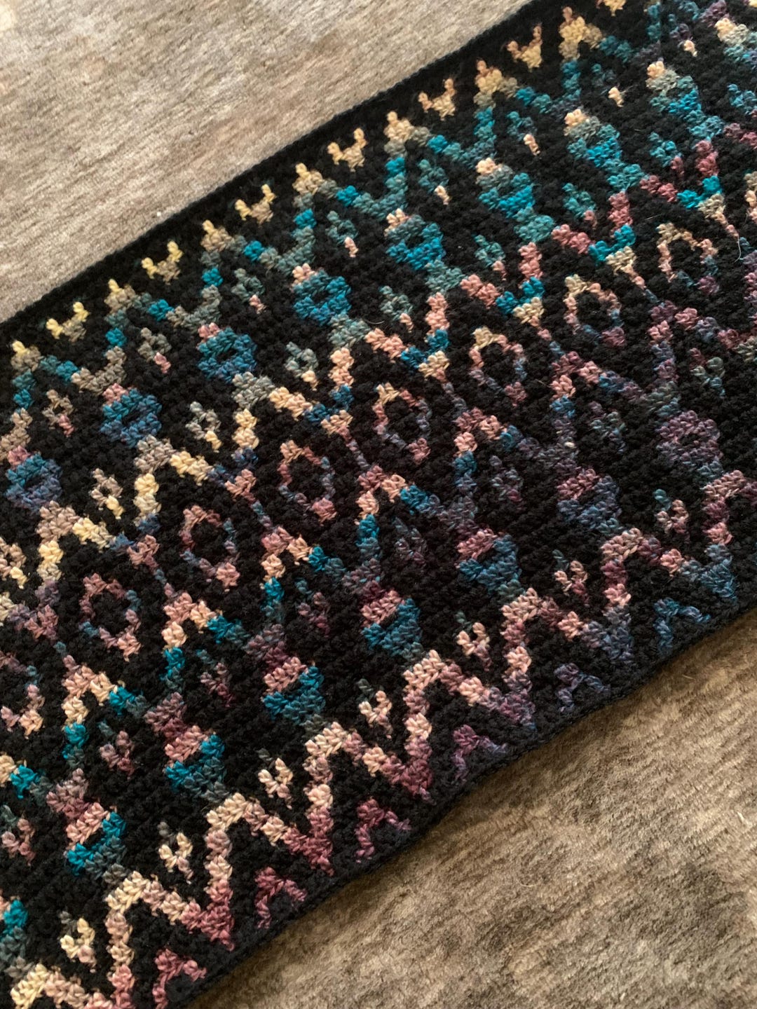 Mosaic Crochet Pattern, Overlay Mosaic Crochet, Interlocking Diamonds ...