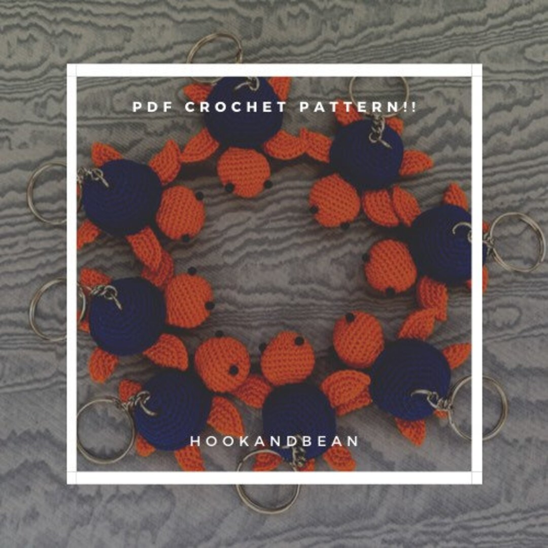 Crochet Turtle Pattern Crochet Keychain Turtle Pattern - Etsy
