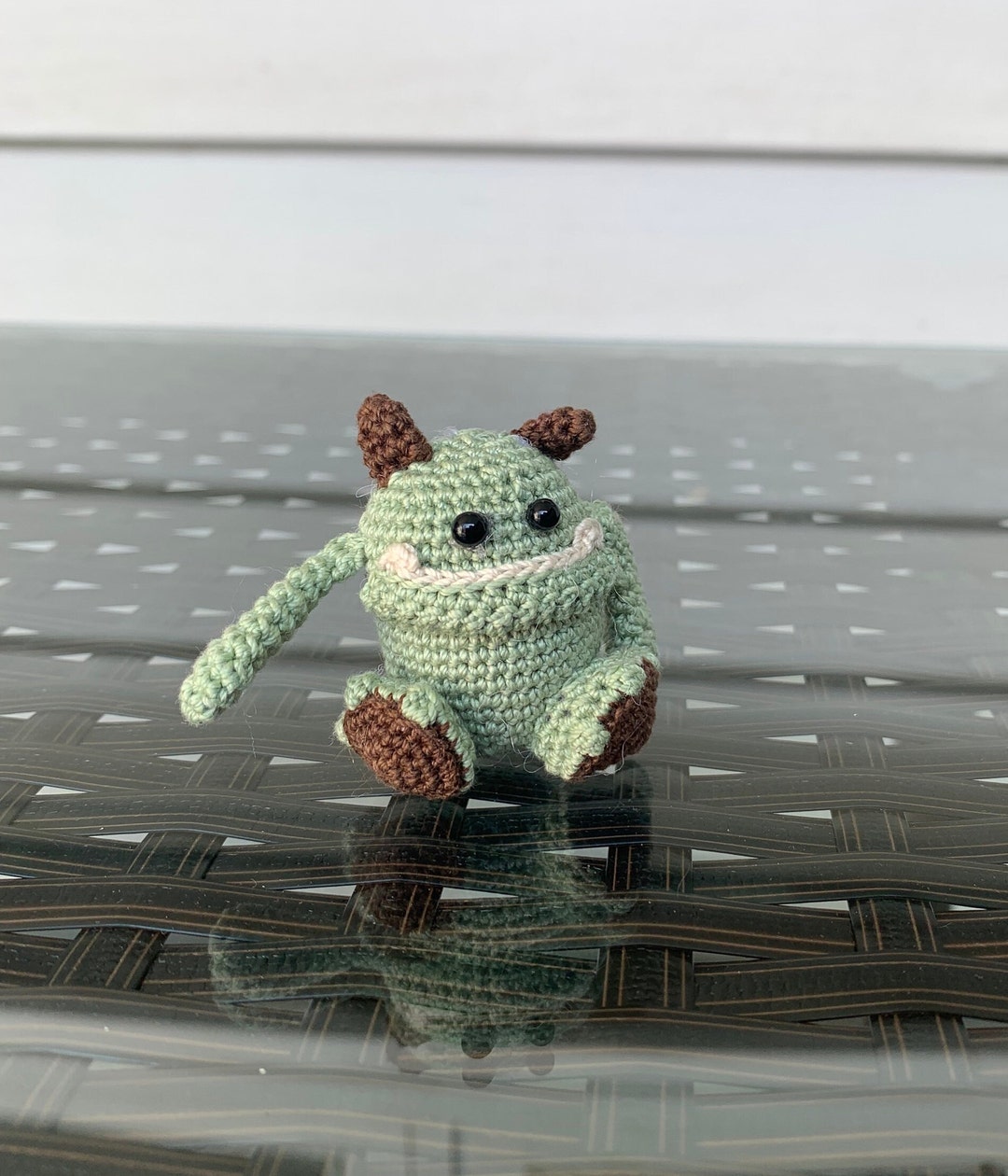 Crochet Worry Monster, Miniature Worry Monster, Crochet Plush ...