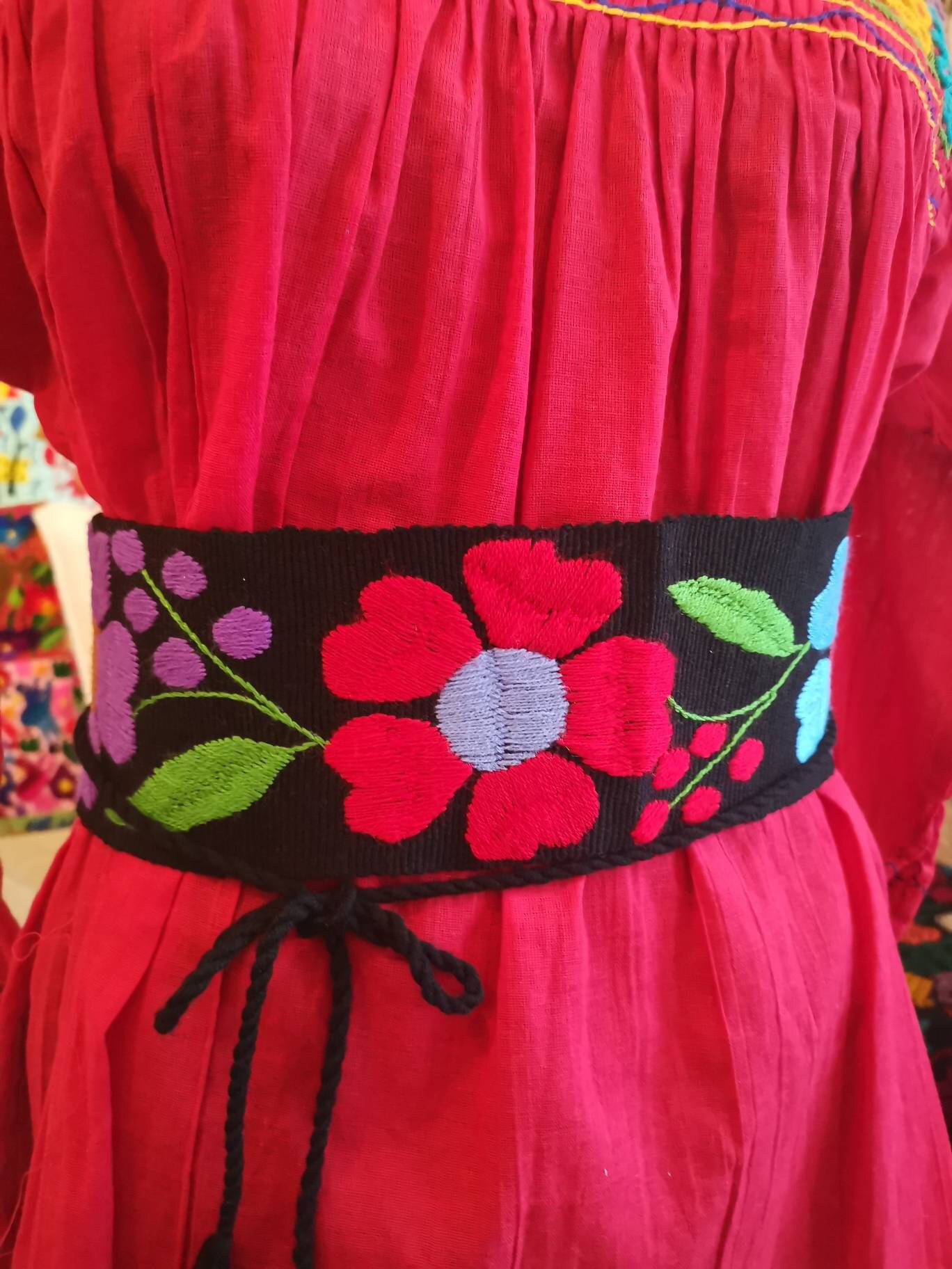 Hand Embroidered Belts Faja Fiesta Mexicana Mexican Style | Etsy