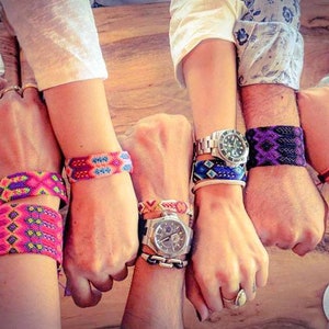 Friendship Bracelet Hand Woven, String Surfer Bracelet, Mexican Summer ...