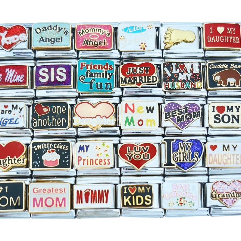 Italian Charm Links Family - Etsy
